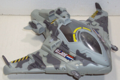GI JOE Valor vs Venom TIGERHAWK VEHICLE 2004 G.I. JOE Grey Incomplete ...