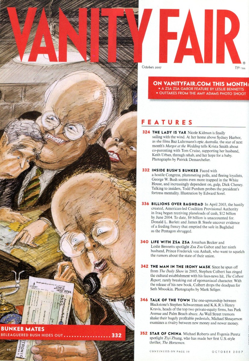 Vanity Fair Cover 20 Years Of Vanity Fair 'Hollywood Issue' Cover