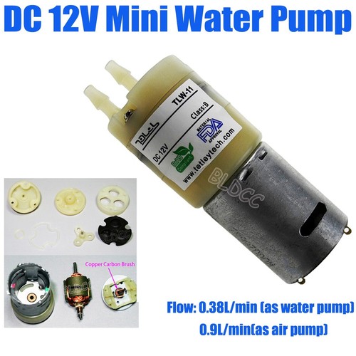 12V DC Micro Water Pump 370 Diaphragm Pump PV Solar Air Pump Fishing ...