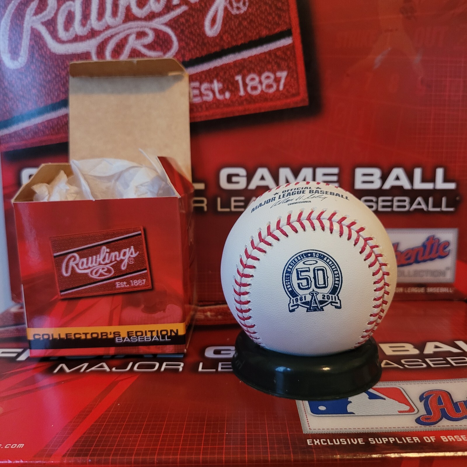 2011 Rawlings Angels 50th Anniversary official major league Baseball ...
