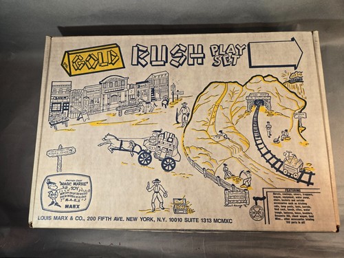 MARX reissued Western Gold Rush Playset IMPROVED & ENHANCED!! | eBay