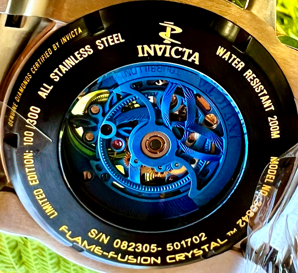 Invicta New 30842 Grand Octane Men's Automatic Tourbillon 1.60ctw ...