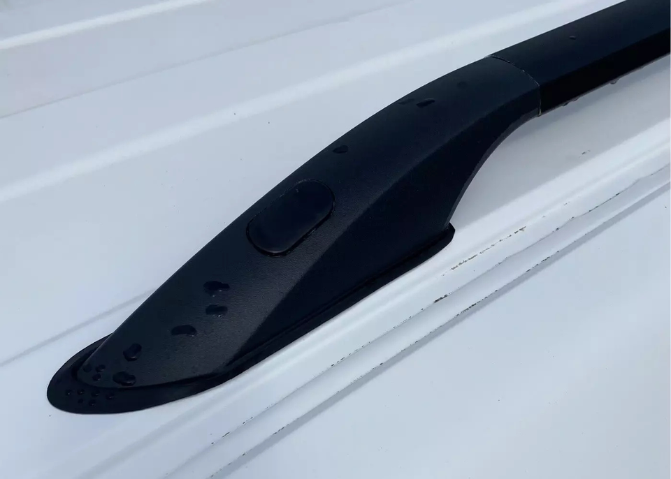 Black Aluminium Roof Rack Rails Side Bars To Fit Volkswagen ID BUZZ SWB ...