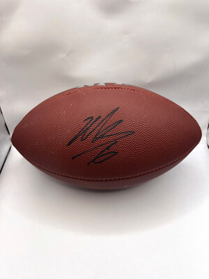MILES SANDERS Carolina Panthers Signed AUTOGRAPHED NFL Football PSA COA ...