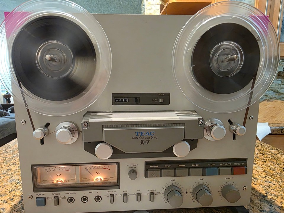 TEAC X-7 Dual Capstant Drive reel to reel tape deck GOOD CONDITION ...