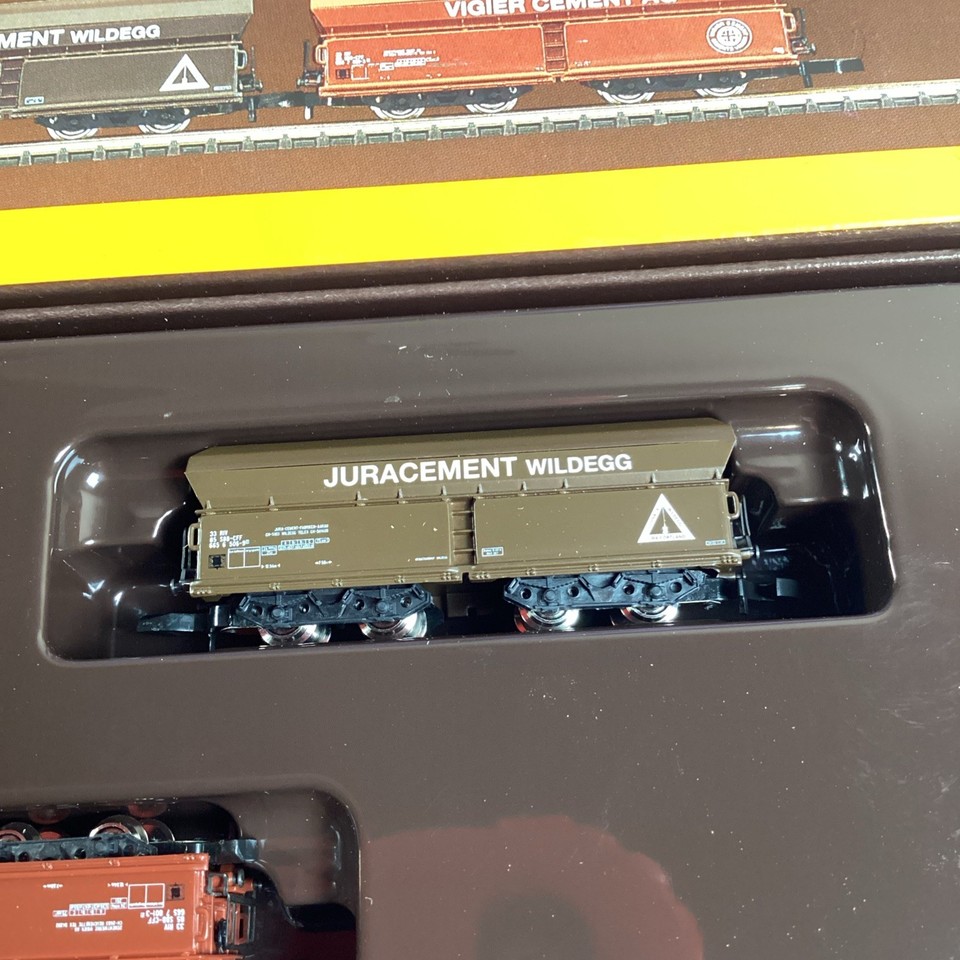 Marklin Z SBB Swiss Cement Works Hopper Car Set 86301 | eBay