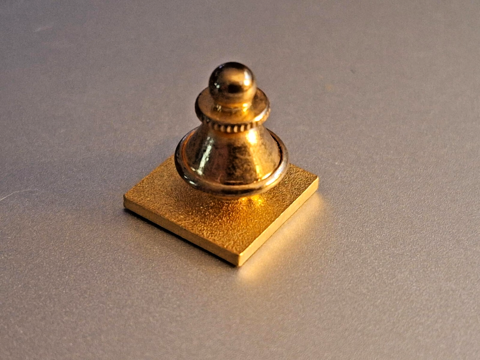 Initial "N 50" Monogram Lapel Pin Tie Tack Gold Color | eBay