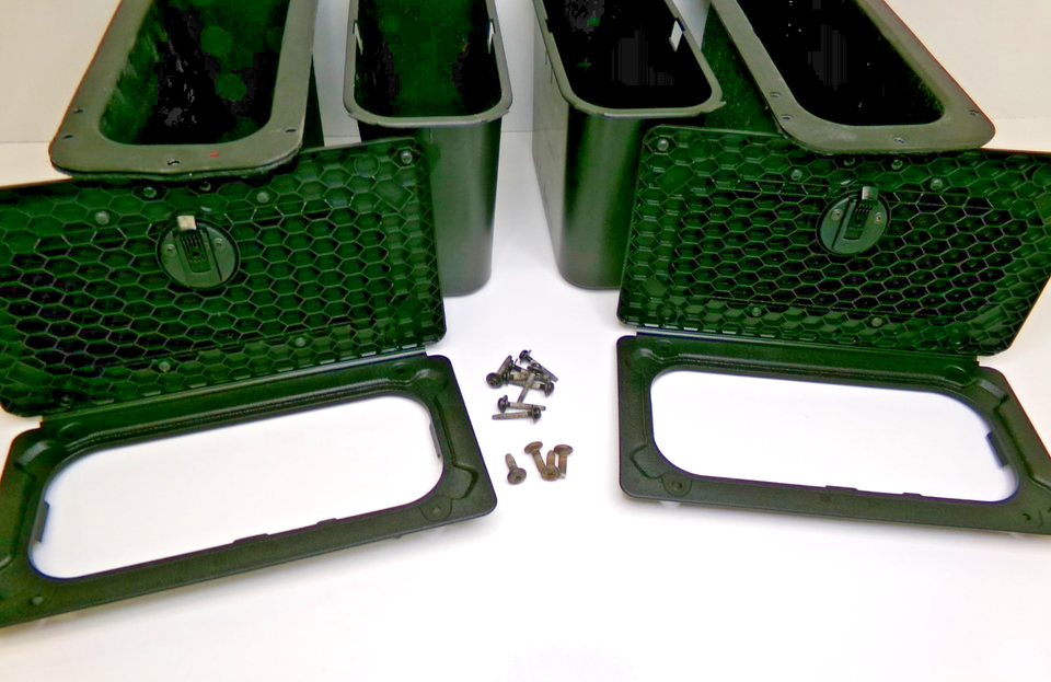 2013-2018 2019-2025 Dodge Ram Rear Floor Storage Bin Compartment Set ...