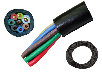 50' High Quality 8 Conductor Rotor Wire - Antenna Rotator Cable - Eight ...