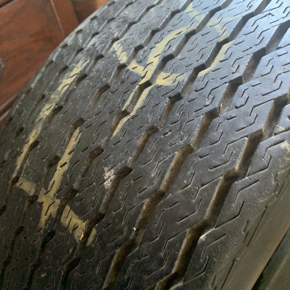 F60-15 Goodyear Polyglas GT Tire ORIGINAL Raised White Letter Mustang ...
