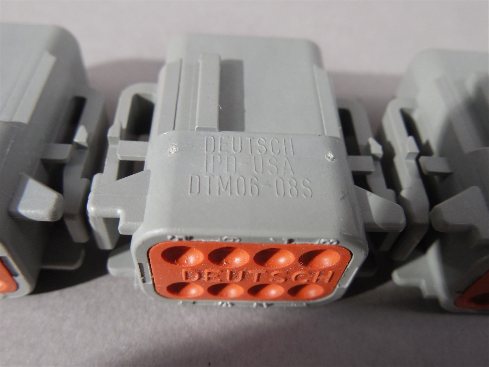 Deutsch DTM06-08S DT Series 8-Way Connector Lot of 5 | eBay