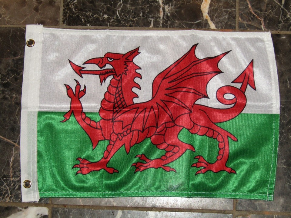 12x18 12''x18'' Wales Welsh Rough Tex Knitted Boat Flag Banner Grommets ...