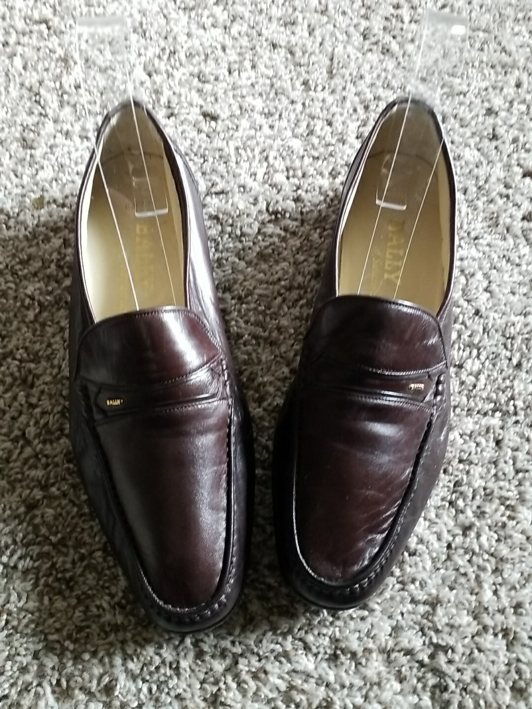 BALLY SWITZERLAND Mens Dress Shoes Brown Leather Penn… - Gem