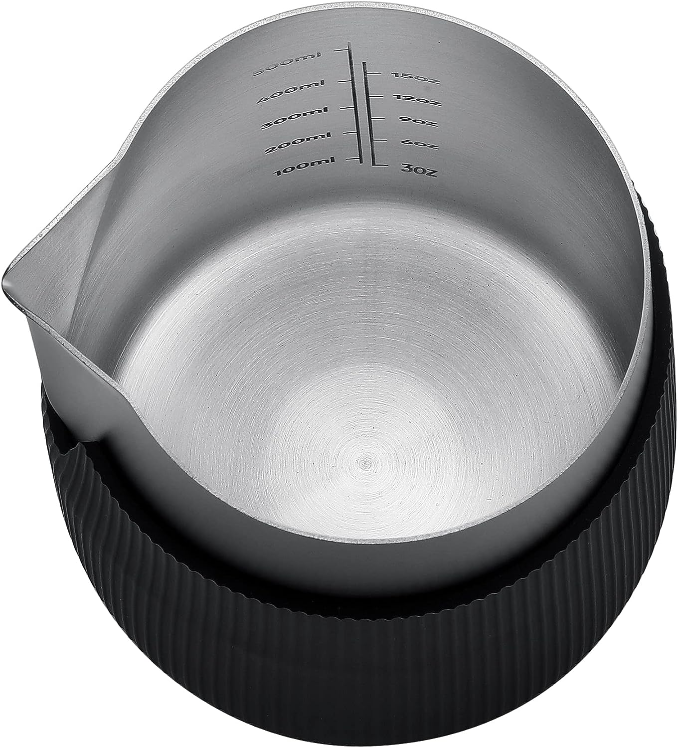 Handleless Milk Pitcher with Sharp Spout - Espresso Steaming Pitcher ...