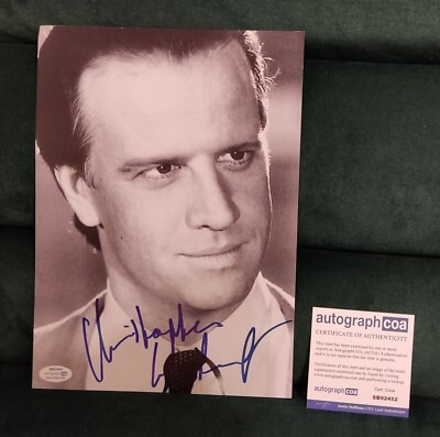 CHRISTOPHER LAMBERT SIGNED Personal Autograph (20x28cm) Black & White ...