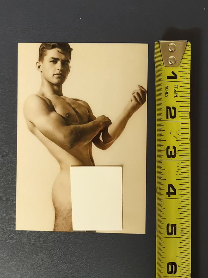 3.5x5in. Reprint Photo - Amazing Handsome Beefcake Model Nude Portrait - Gay Int | eBay