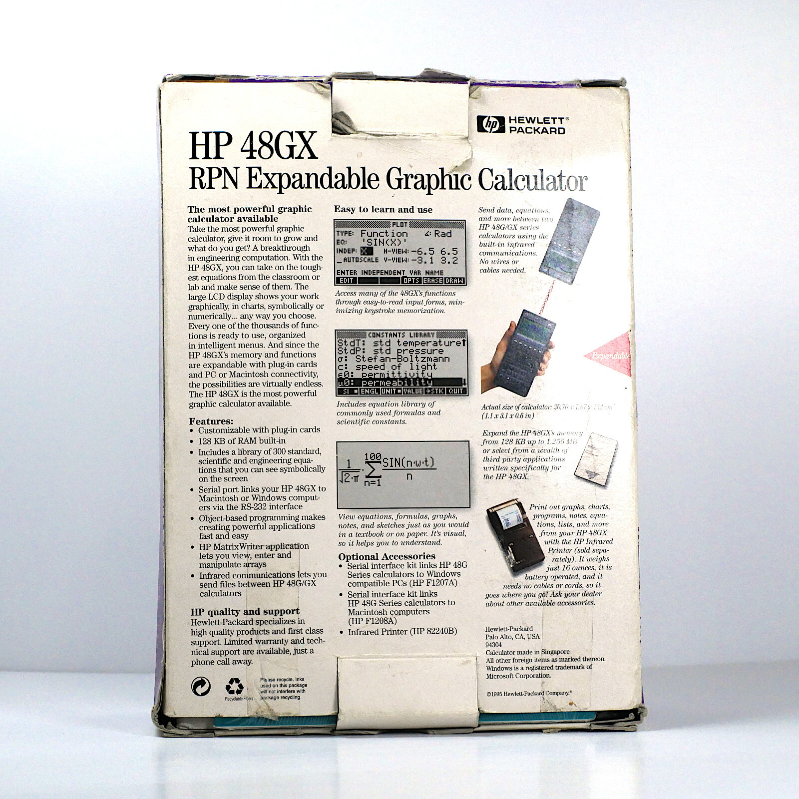 HP 48GX Graphing Calculator - Black for sale online | eBay