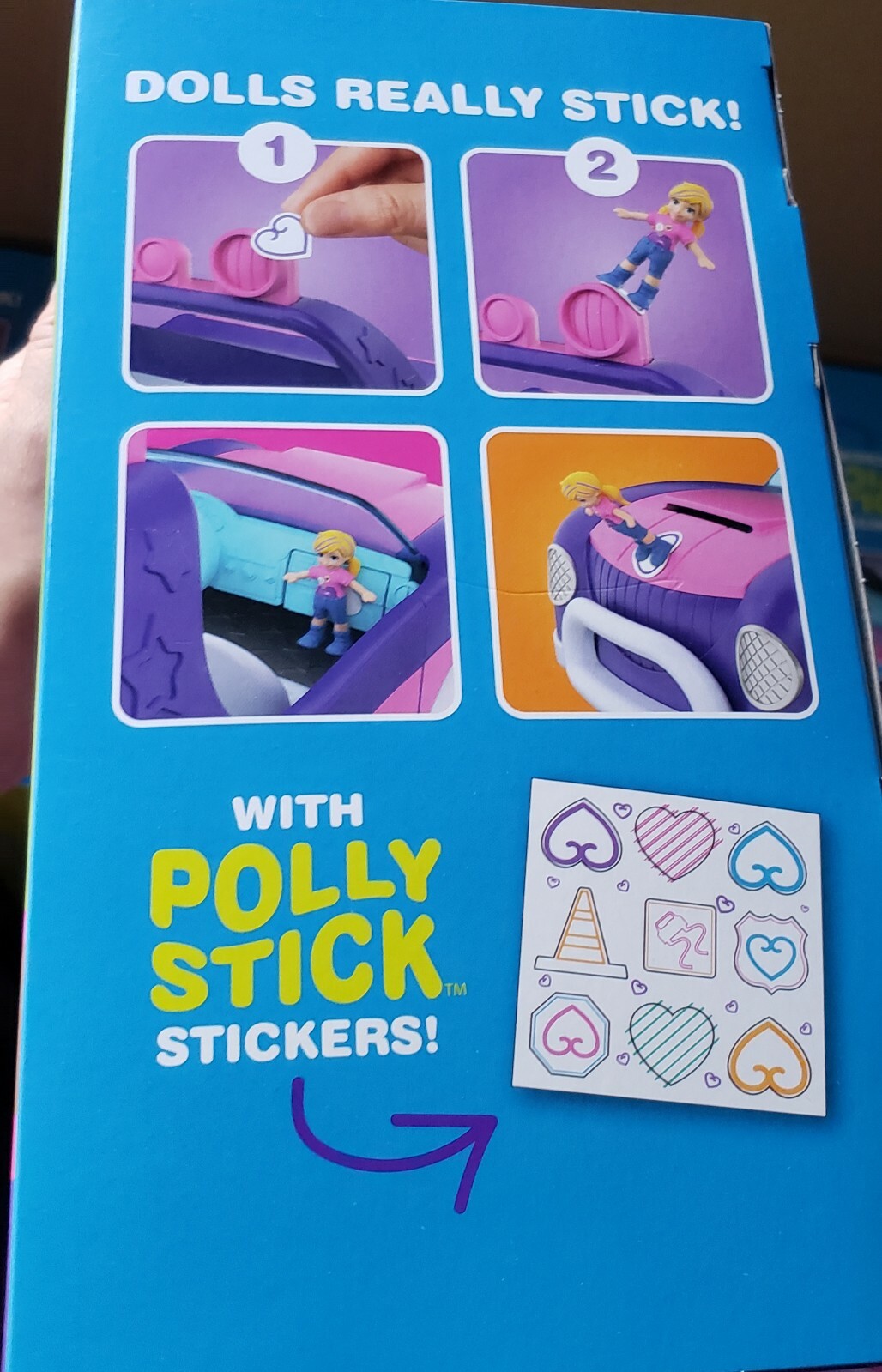 Polly Pocket Adventure Secret Utility Vehicle SUV car Purple With mini ...