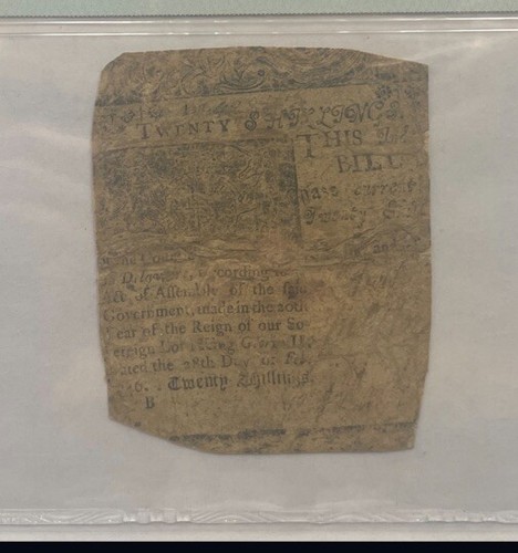 Delaware Colonial Note Fr#DE-30 February 28, 1746 20s PMG 8 *Ben ...