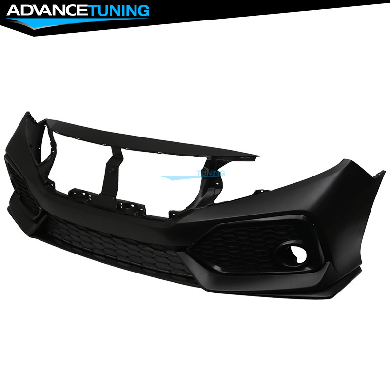 Fits 16-21 Honda Civic Si OE Style 2DR 4DR Unpainted Front Bumper ...