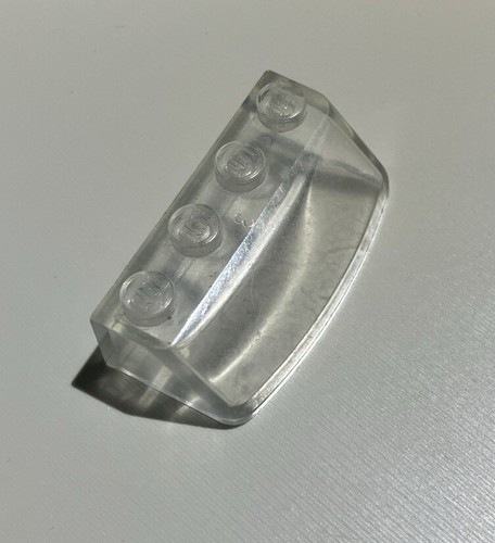 Lego Vintage x453 Windscreen 2x4x1 Curved Front Transparent Clear (qty ...