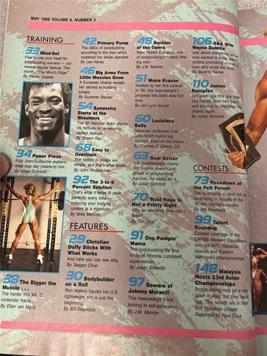 FLEX female bodybuilding muscle magazine CORY EVERSON 5-88 | eBay