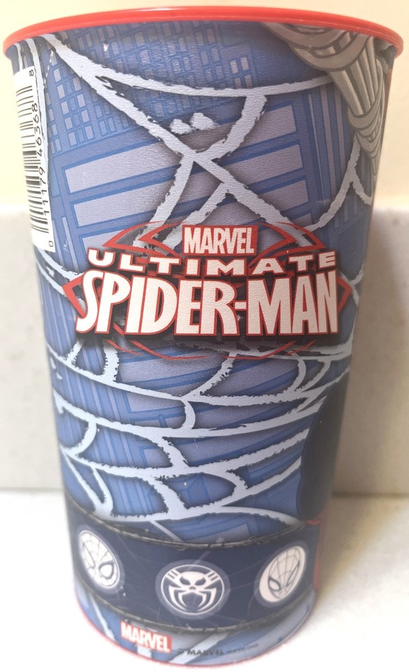 ULTIMATE SPIDERMAN PLASTIC CUP Marvel Dynamic Drinkware BPA free ...