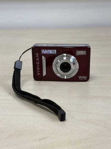 Vivitar Vivicam 7020 7.1MP 4x Zoom Compact Digital Camera, Red | eBay