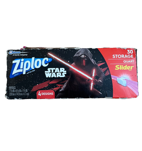 Star Wars Ziploc Plastic Sandwich Slider Bags 4 Designs | eBay