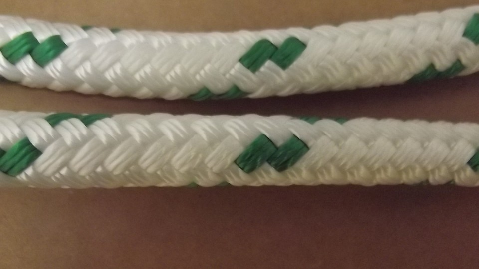 NEW 7/16" x 125' Sail/Halyard Line, Double Braid Polyester, Jibsheets ...