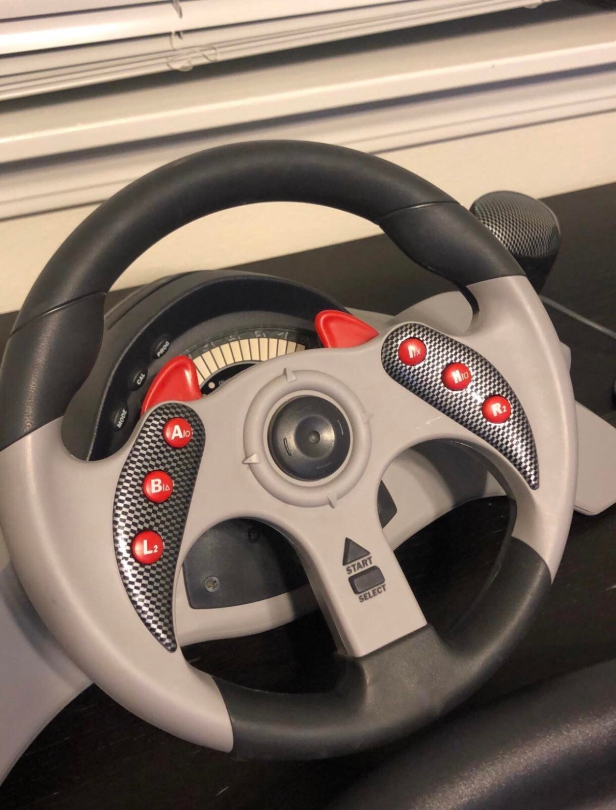Mad Catz MC2 Racing Wheel and Pedals For Playstation2 Untested | eBay