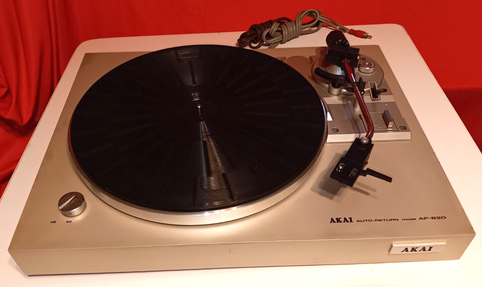 VINTAGE AKAI AP-B20 TURNTABLE AUTO RETURN BELT DRIVE PARTS. | eBay