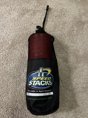 Official Mini Speed Stacks Cups 12 Red Cups & Sport Carry Travel Bag | eBay