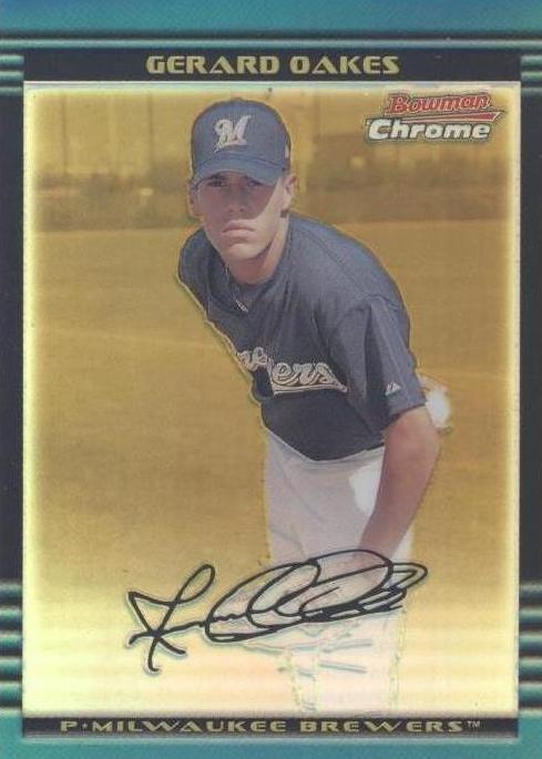 2002 Bowman Chrome - Gerard Oakes #173 Gold Refractor /50 (RC) for sale ...
