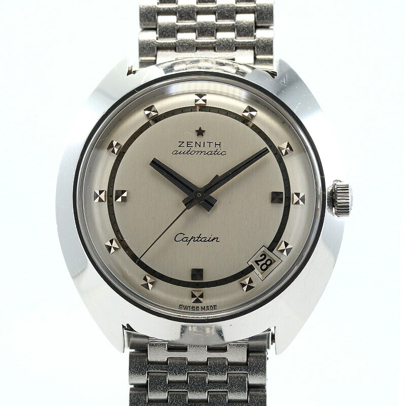 Zenith Captain Automatic Silver Dial Stainless Steel … - Gem