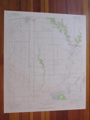 Blessing Texas 1976 Original Vintage USGS Topo Map | eBay