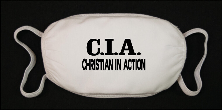CIA Christian In Action Cloth Face Mask | eBay