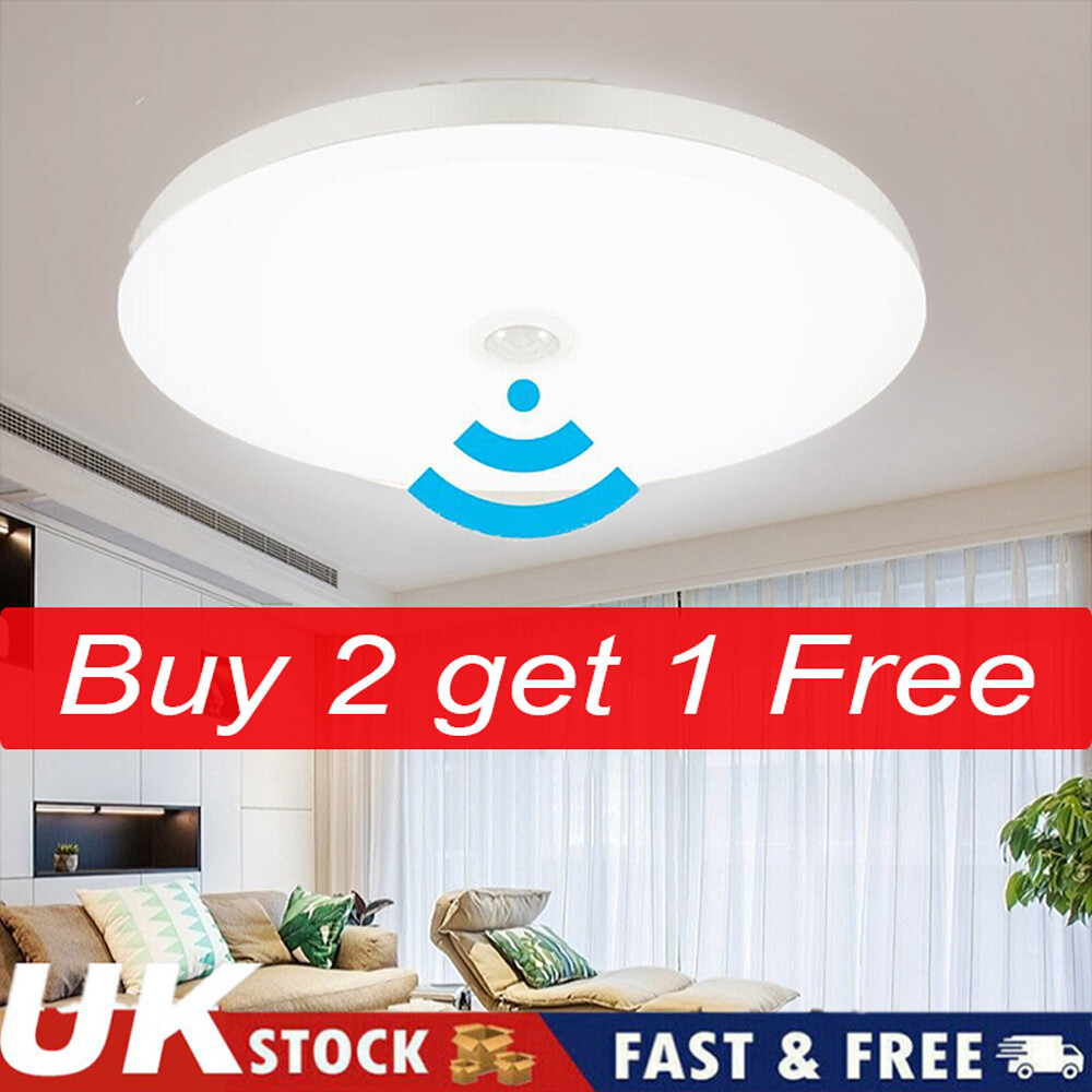 Flush Mount Light With Motion Sensor Commercial Electric 5 In. Motion