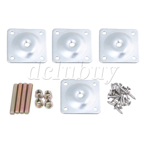 40pcs Square 12 Degree Angled Furniture Leg Mounting Plates for Table ...
