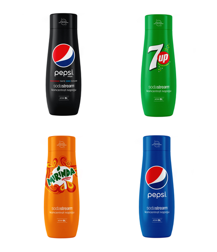 SODASTREAM CONCENTRATE - SODA STREAM SYRUP - 440ml - UP TO 9 LITER SODA ...