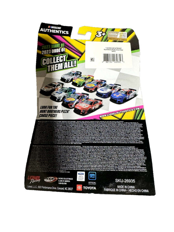 2023 Wave 1 Ryan Blaney Body Armor Edge 1:64 NASCAR Authentics Brand ...