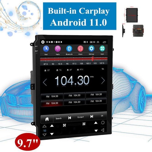 Carplay 9.7"Android 11.0 Quad-core Car Stereo Radio GPS Navi WIFI ...