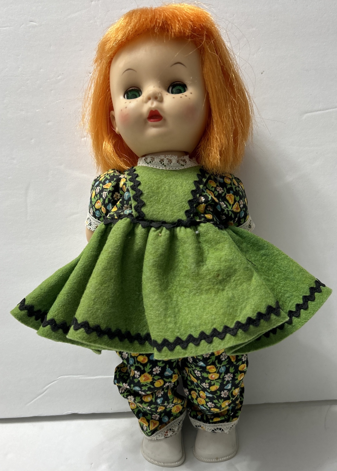 Arranbee Lil Imp Doll Vogue Red Hair Freckles Green Eye Vinyl Bent Knee ...