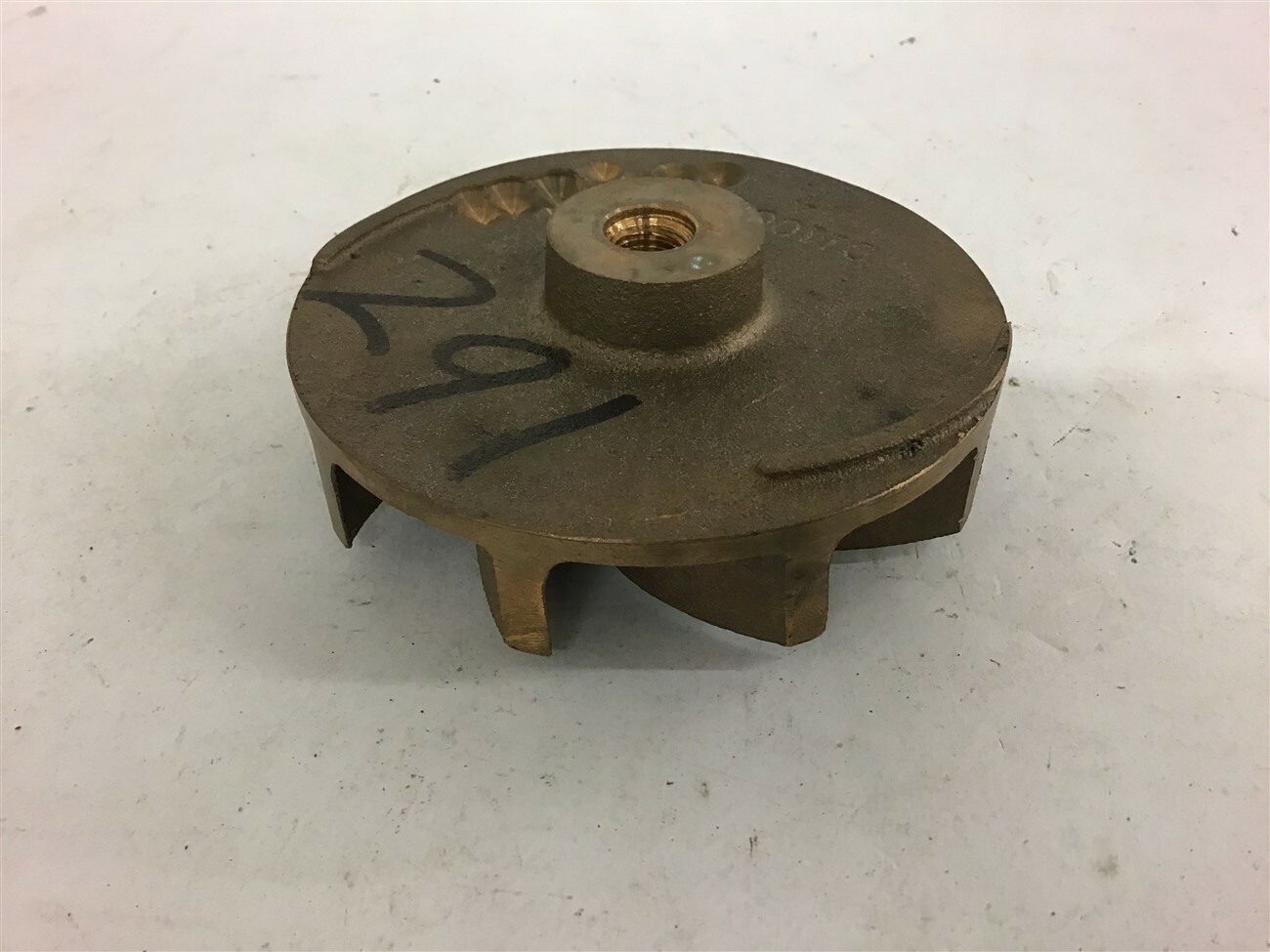 Vortex Brass Impeller 01100C-A 4 1/8" OD 3/8" Bore | eBay