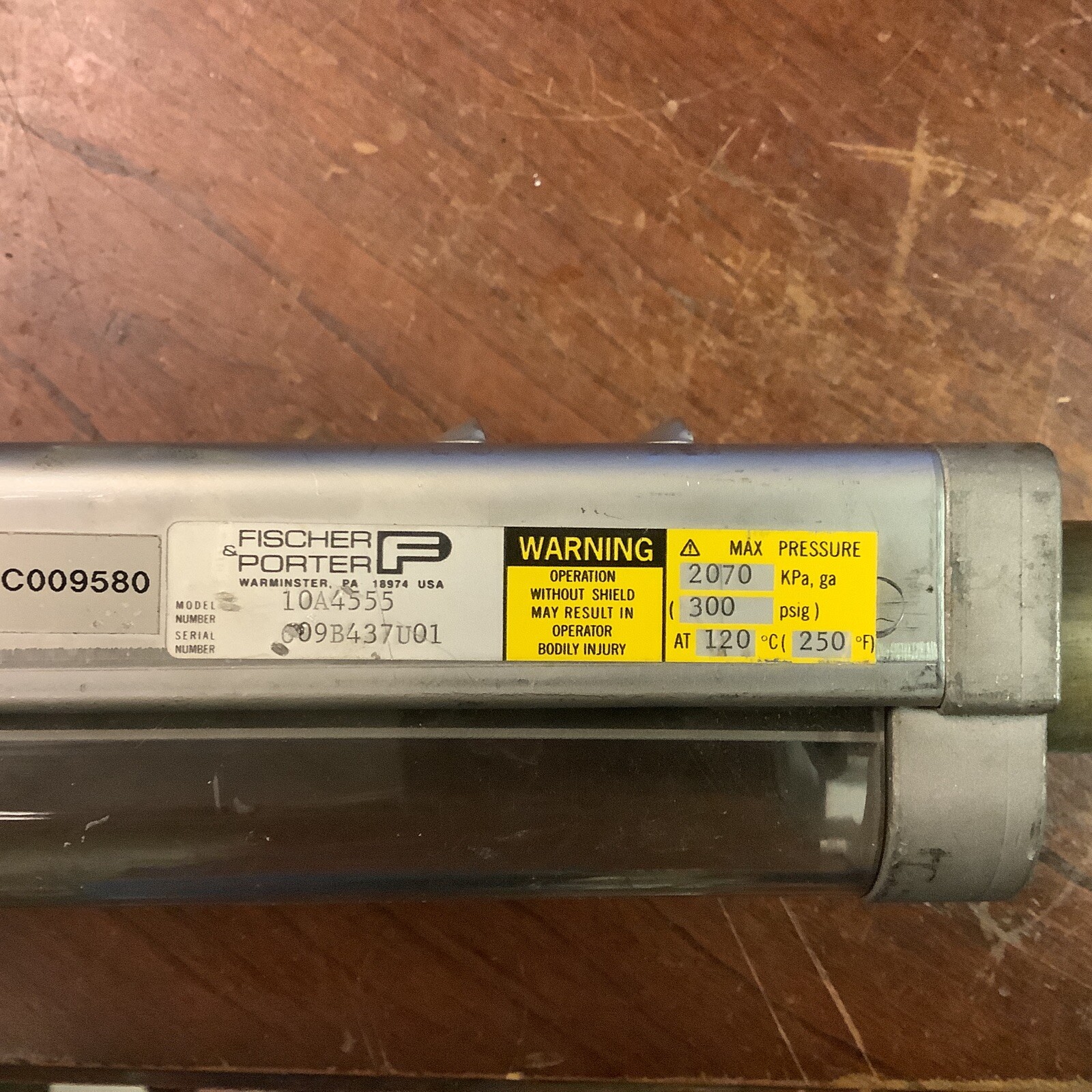 Fisher/Porter Flow Meter 10A4555 300psi | eBay