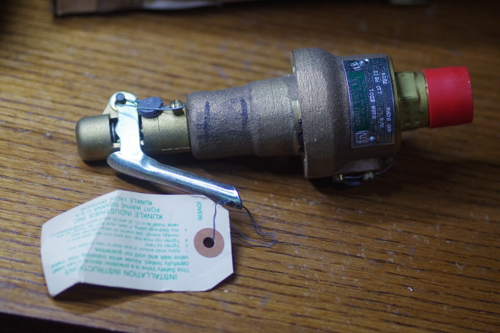 Kunkle 6186ED01-KM Safety Valve Size ¾“ Set 150 PSIG Capacity 625 SCFM ...