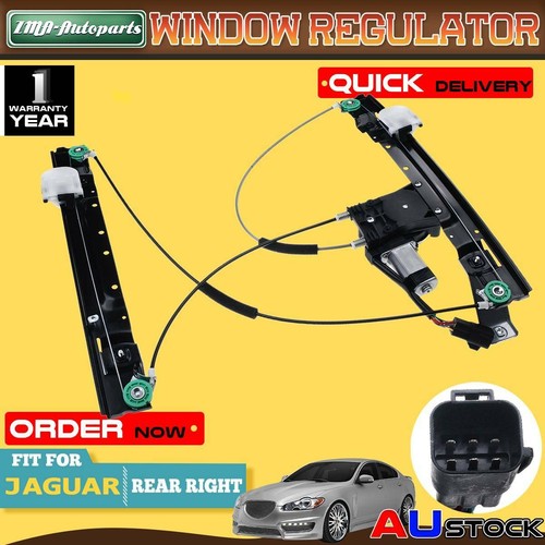 Rear Right Electric Window Regulator w/ Motor for Jaguar XJ XJR X351 ...