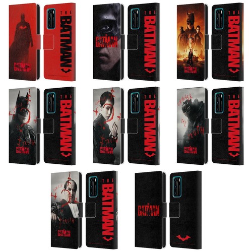 OFFICIAL THE BATMAN POSTERS LEATHER BOOK WALLET CASE COVER FOR HUAWEI ...