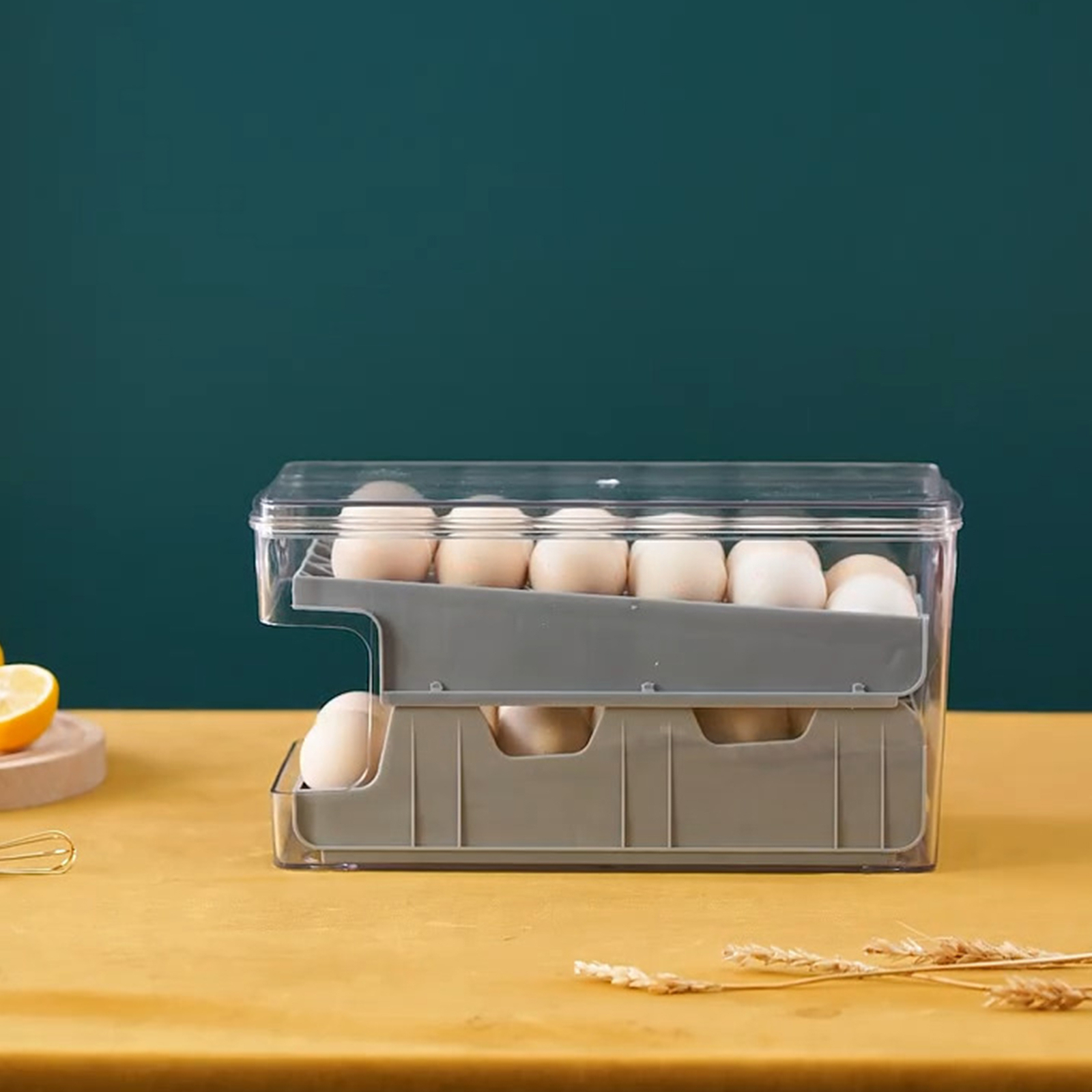 Egg Box Slider Save Space Multiple Layer Egg Box Eco-friendly | eBay