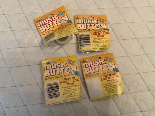 4 Darice Inc Musical Push Button Electronic Music Boxes Vintage | eBay
